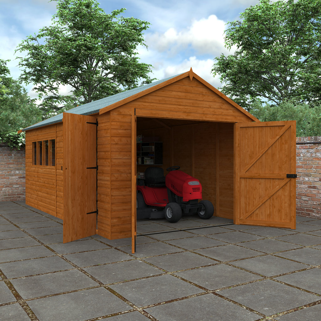 Timber Garage – Secure Parking & Storage with Full-Height Double Doors ...